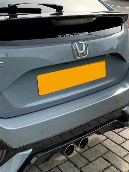 Zen Graphics - Vtec Turbo rear Glass Decal / Sticker for Civic FK2 / FK8