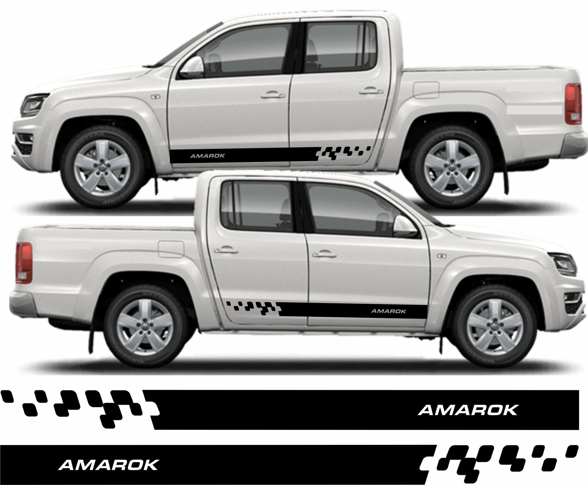 Zen Graphics - Amarok side Stripes