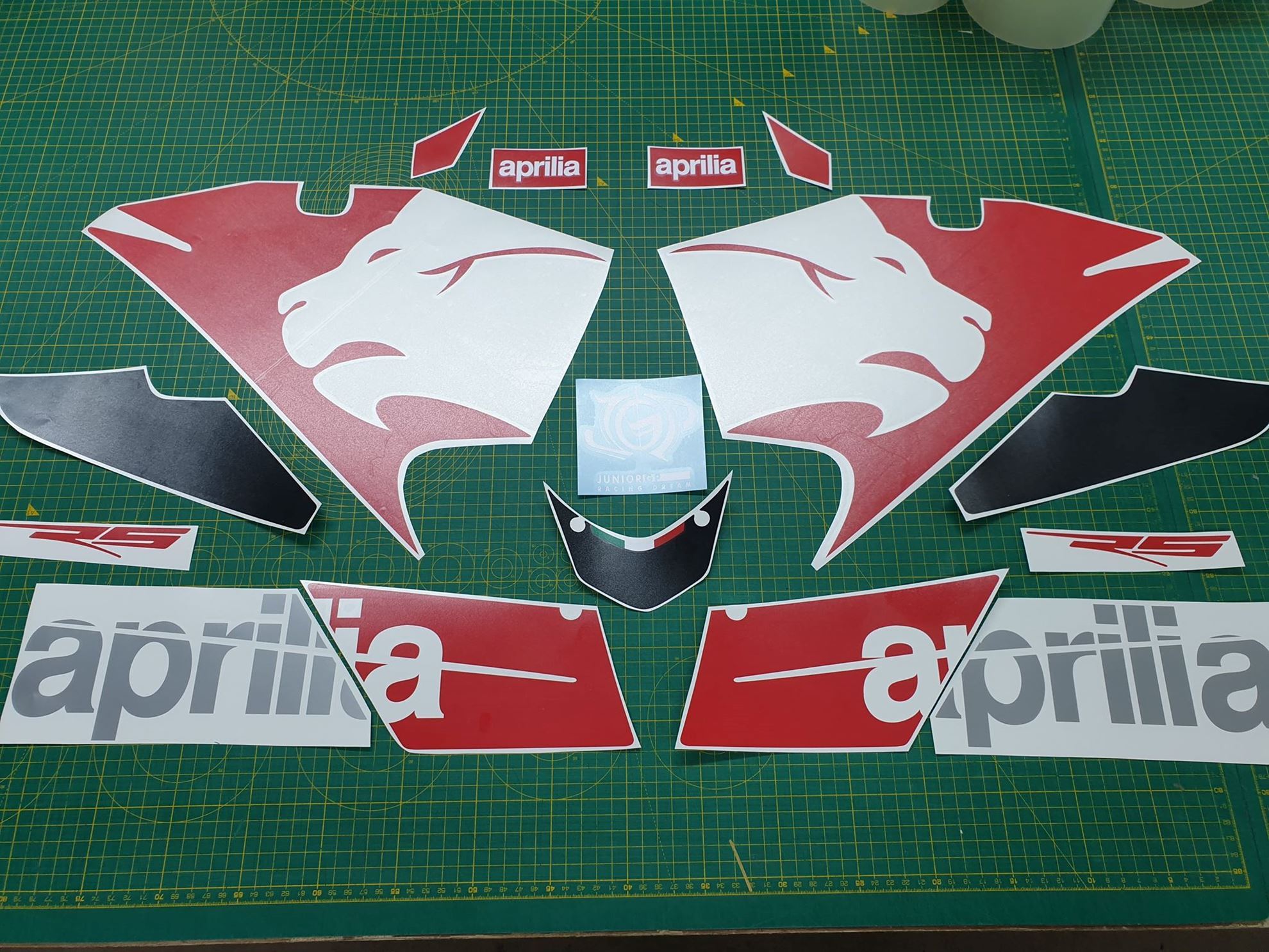 Zen Graphics - Aprilia RS50 R Super Sport 2012 Replacement Decals ...