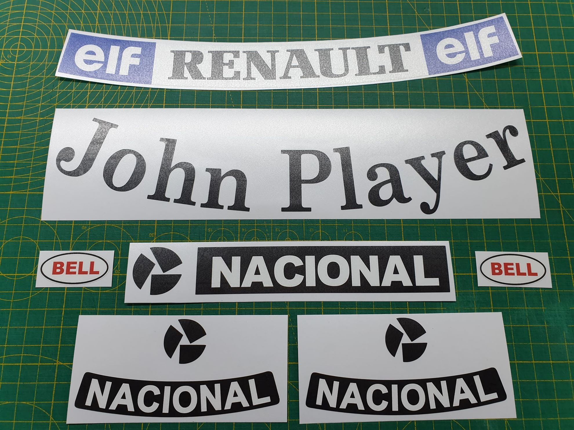 Zen Graphics - Ayrton Senna 1985 Lotus F1 replica Helmet Decal ...