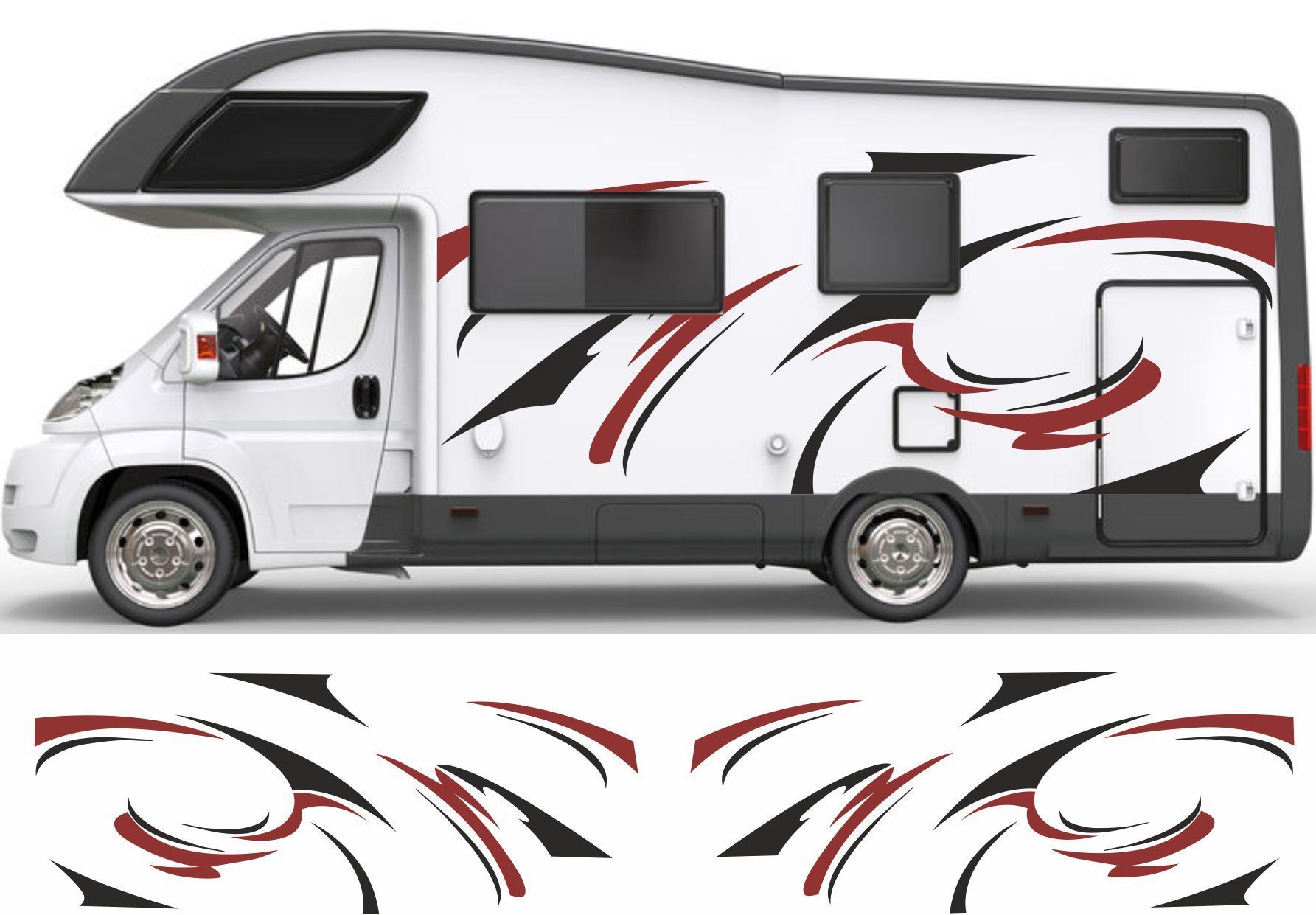 Zen Graphics - Wave Flash Camper Decals / Stickers