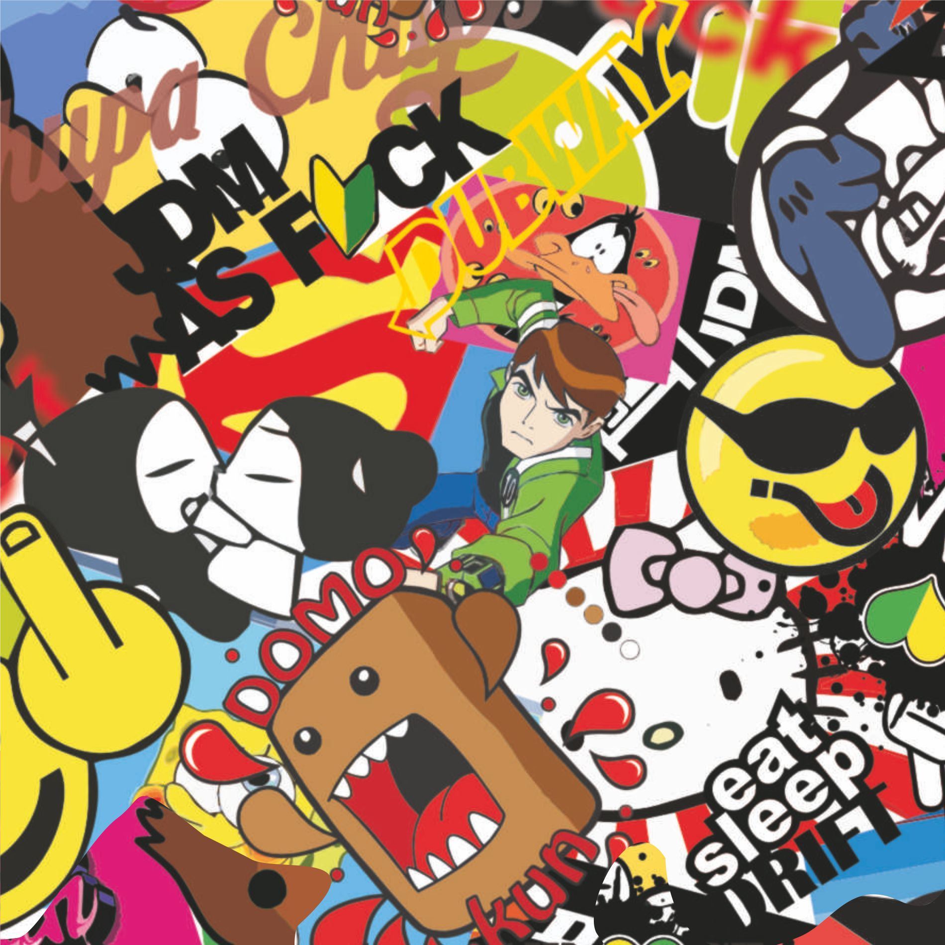 Zen Graphics - JDM Sticker Bomb Vinyl Wrap Sheet