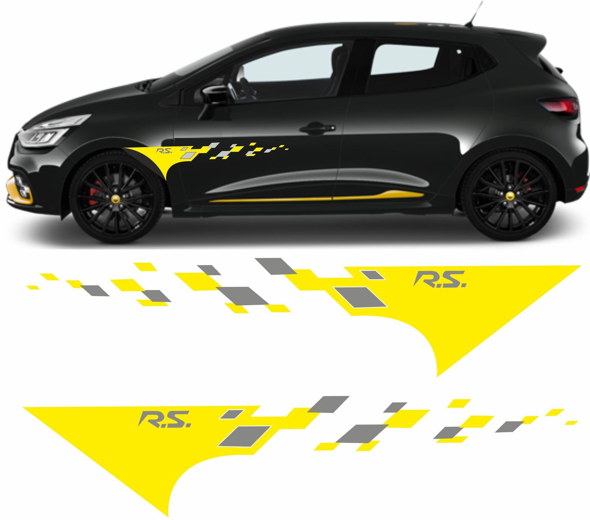 Zen Graphics - Renault Clio R.S. side Decals / Stickers
