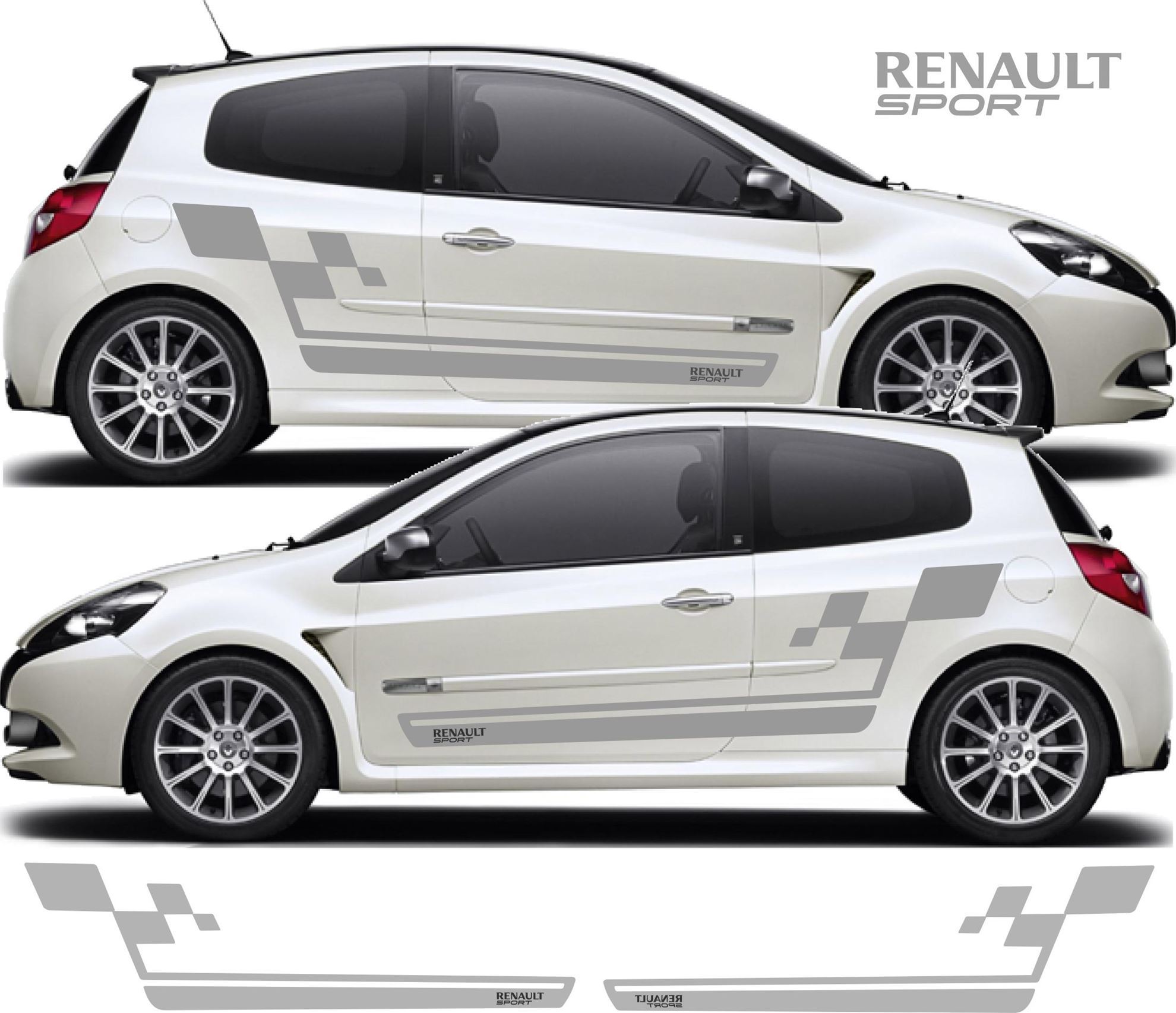 Zen Graphics - Renault Clio Sport side Stripes / Stickers
