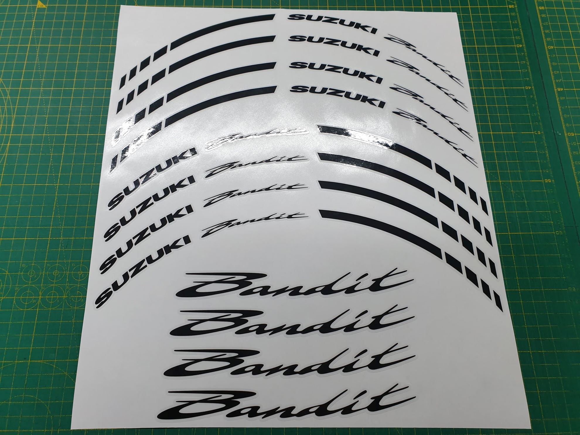 Zen Graphics - Suzuki Bandit Inner Wheel Decals / Stickers
