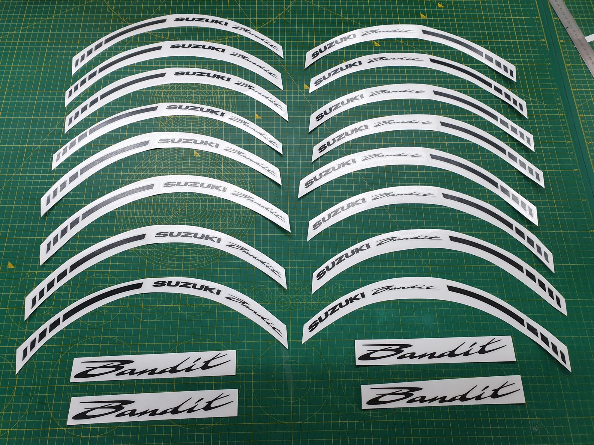 Zen Graphics - Suzuki Bandit Inner Wheel Decals / Stickers