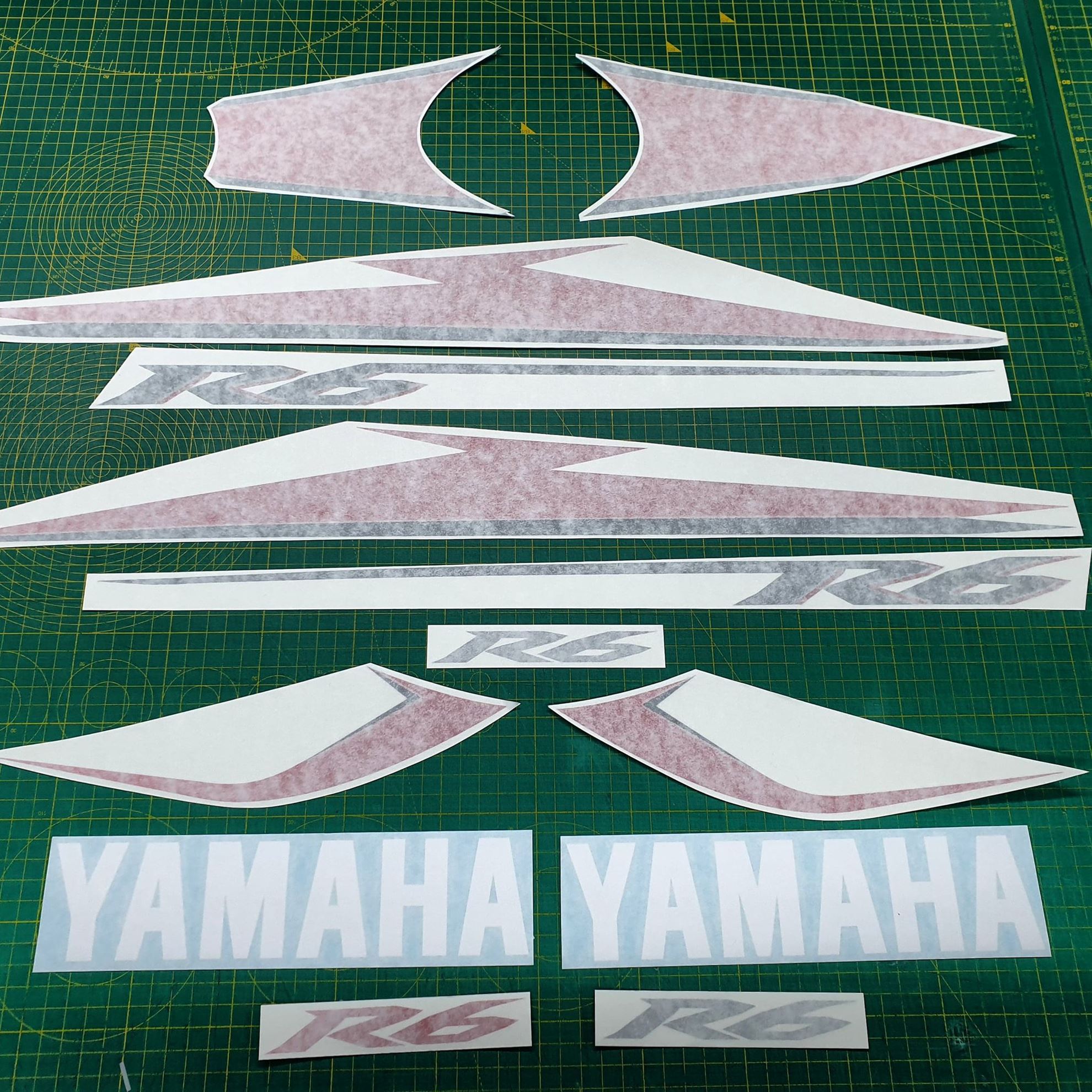 Zen Graphics - Yamaha YZF R6 2007 - 2008 replacement Decals / Stickers