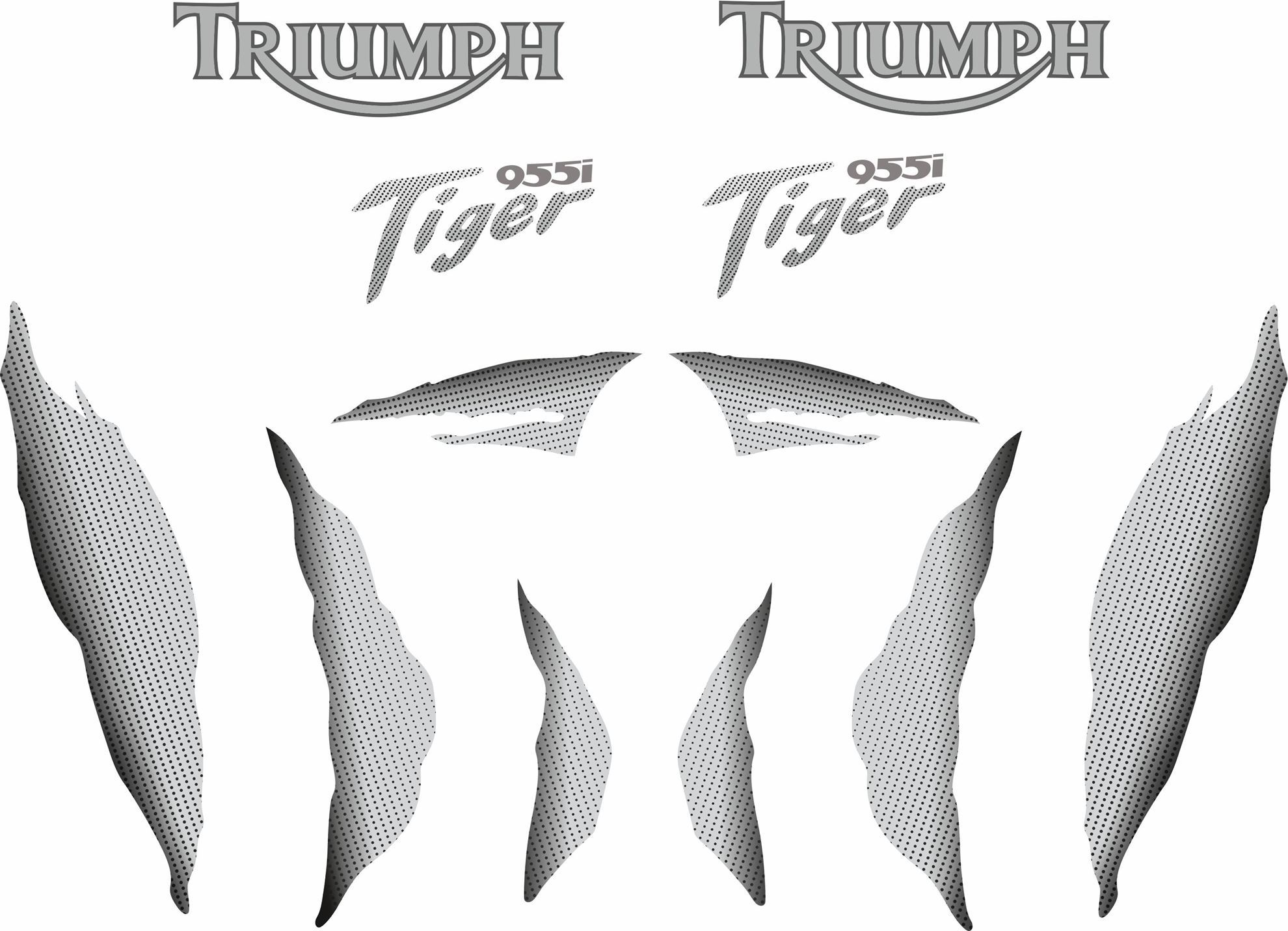 Zen Graphics - Triumph Tiger 955i Decals / Stickers