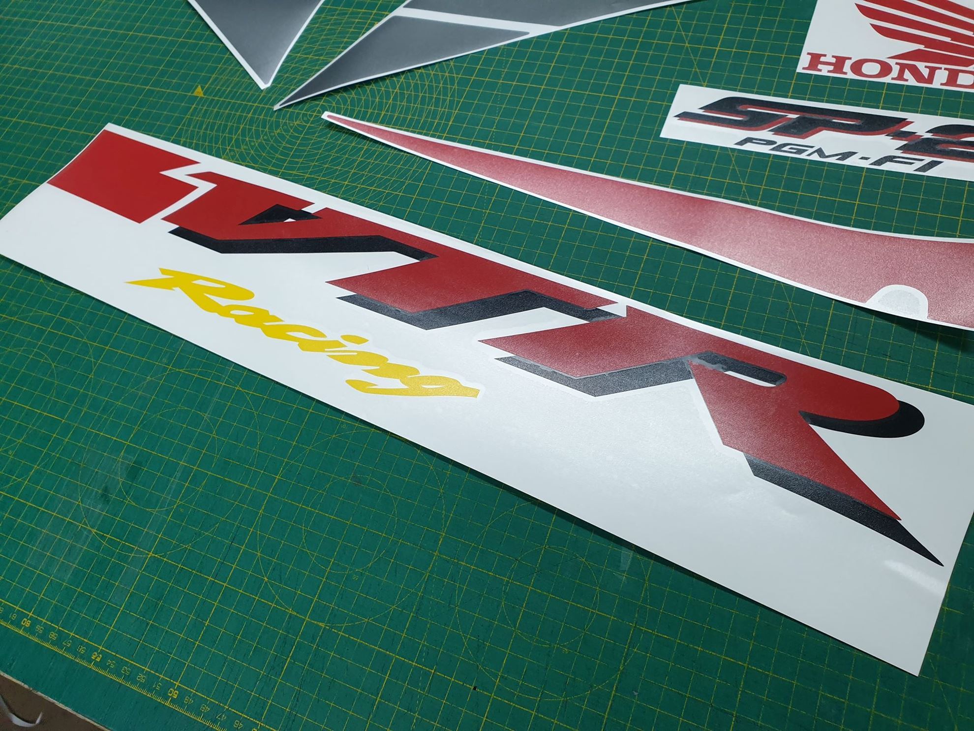 Zen Graphics - Honda VTR 1000 SP2 2002 full Restoration Decals / Stickers