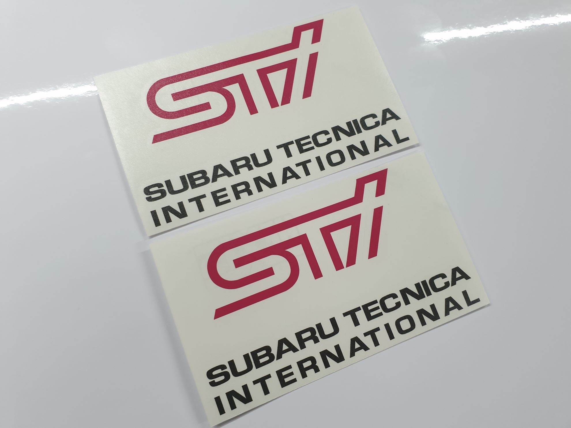 Zen Graphics - Impreza STi version 5 fog cover Decals / Stickers ANTHRACITE