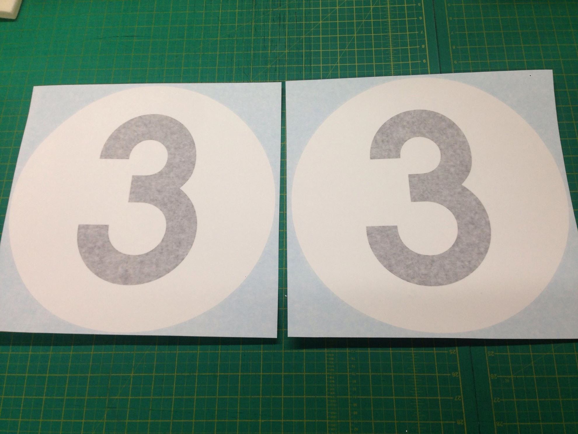 Zen Graphics - Classic racing Door Numbers