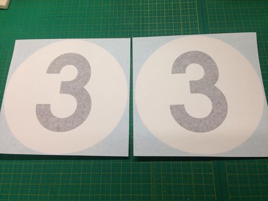 Zen Graphics - Classic racing Door Numbers