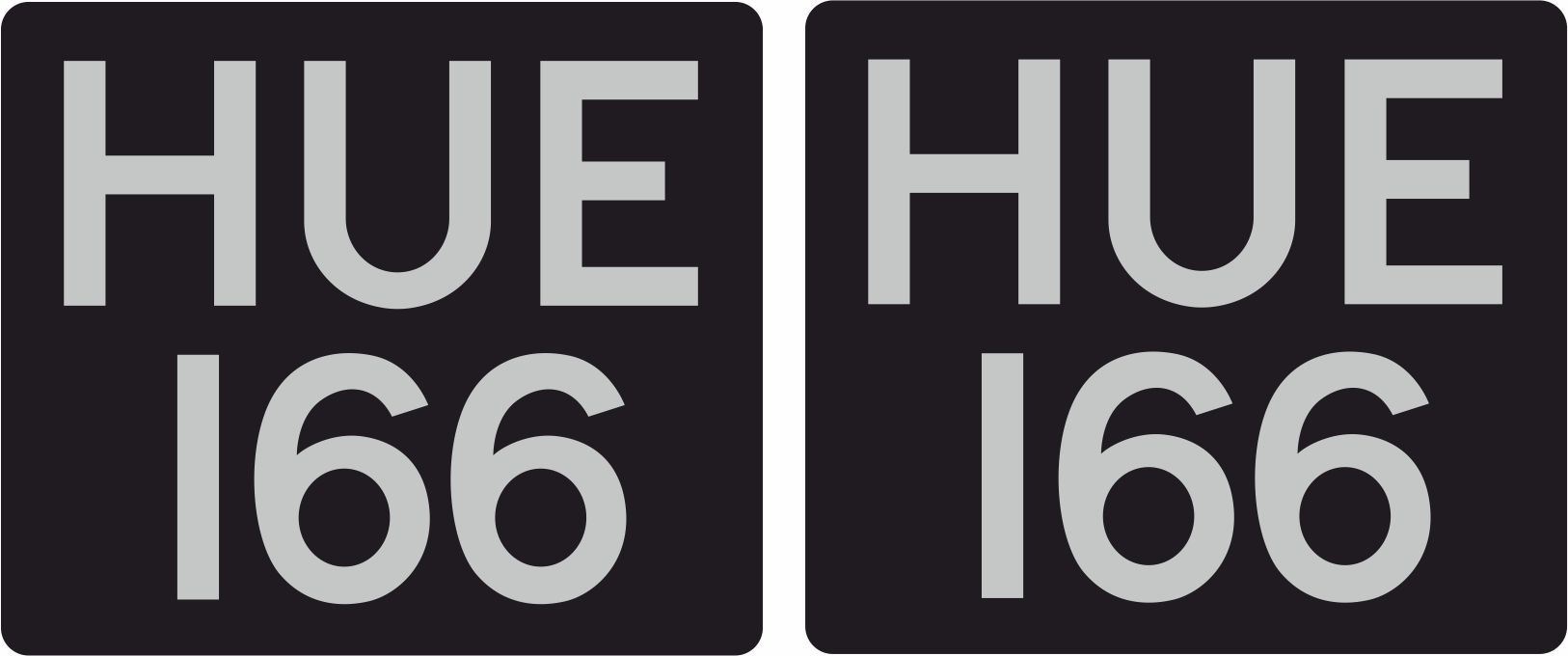 Zen Graphics - Land Rover Defender "HUE 166" Decals / Stickers