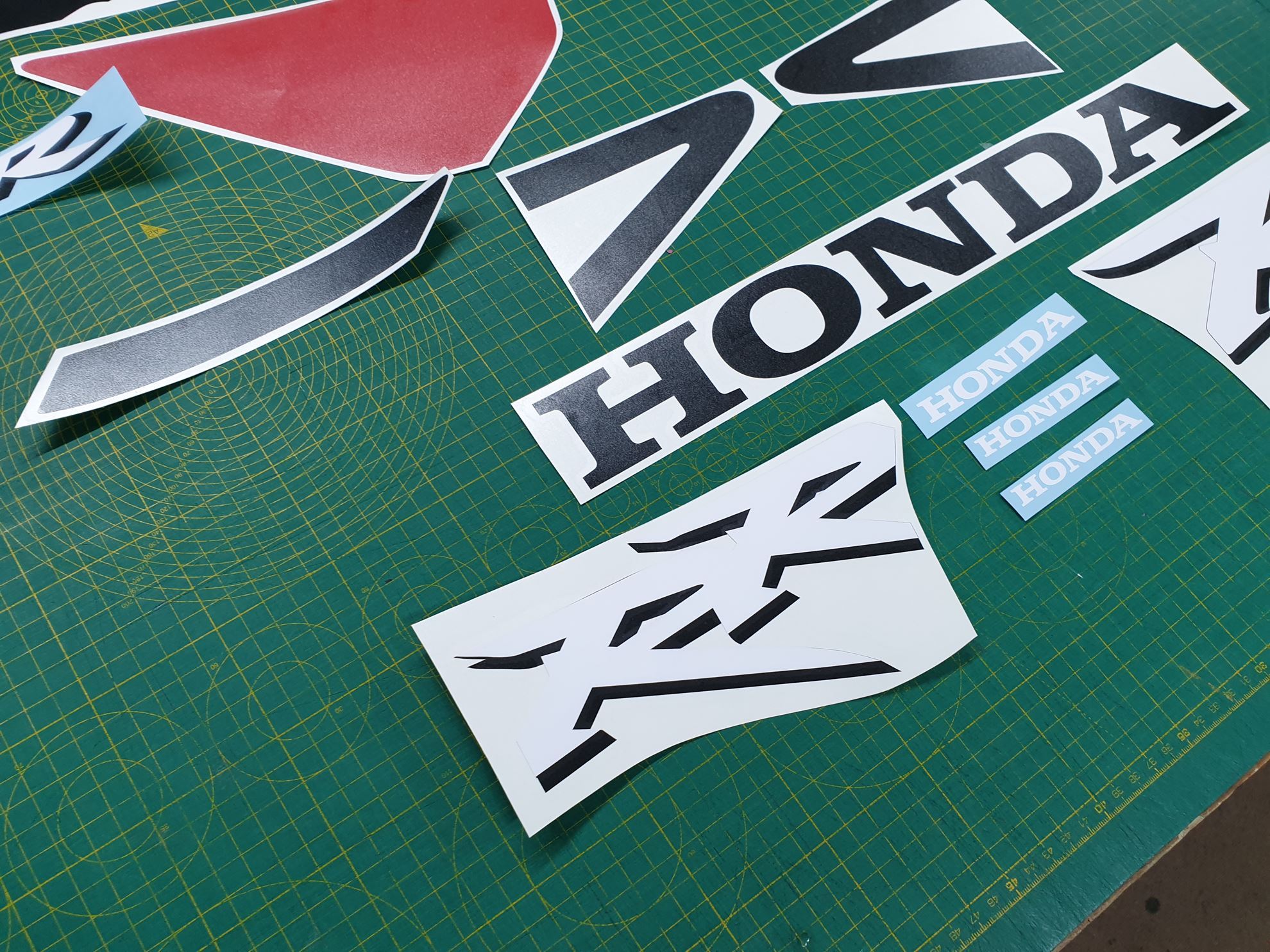 Zen Graphics - Honda CBR 954RR 2003 Fireblade full replacement Decals ...