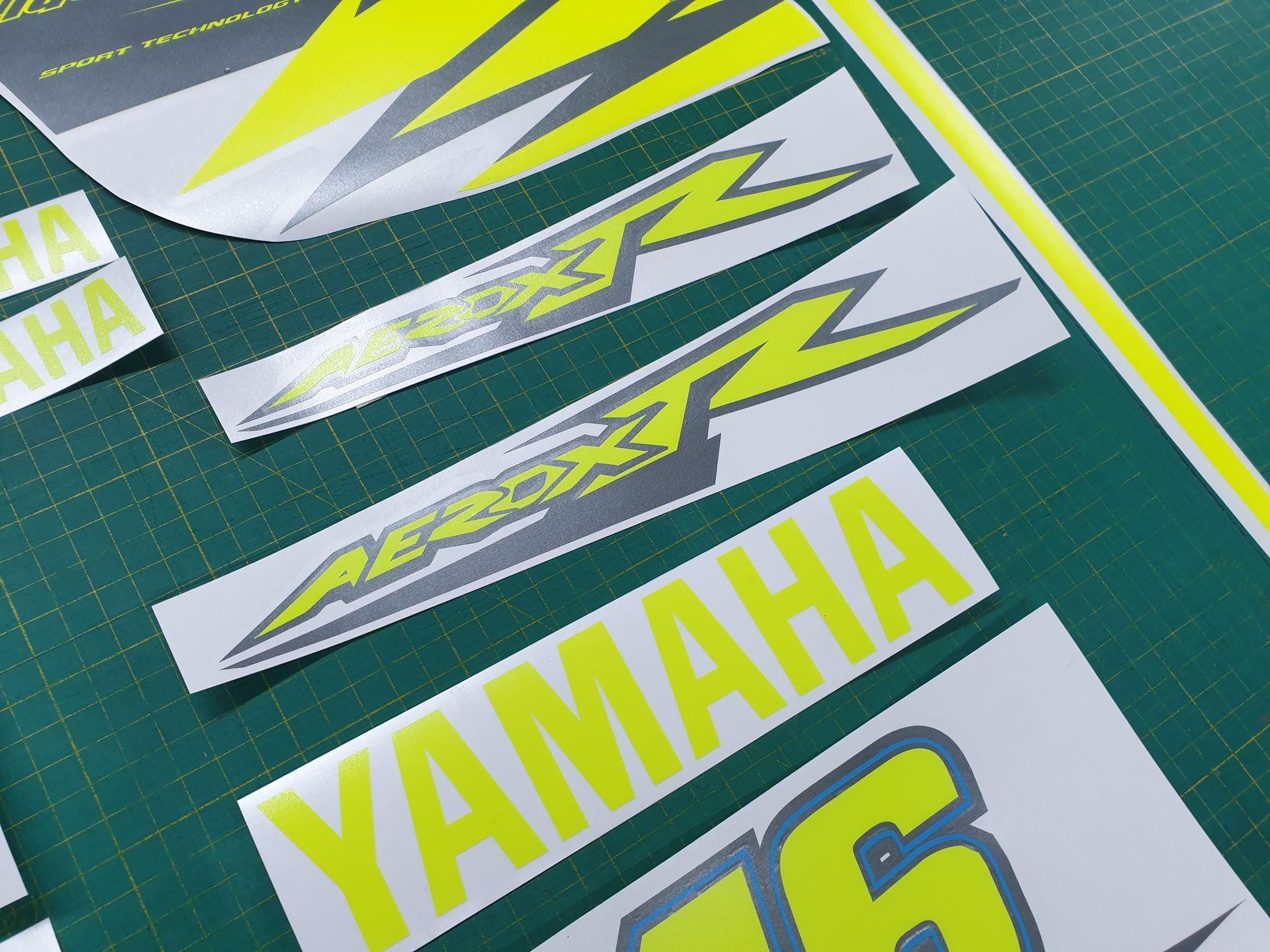 Zen Graphics - Yamaha Aerox R Sport Technology replacement Decals ...