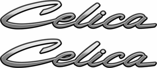 Zen Graphics - Toyota Script Emblem Decals / Stickers