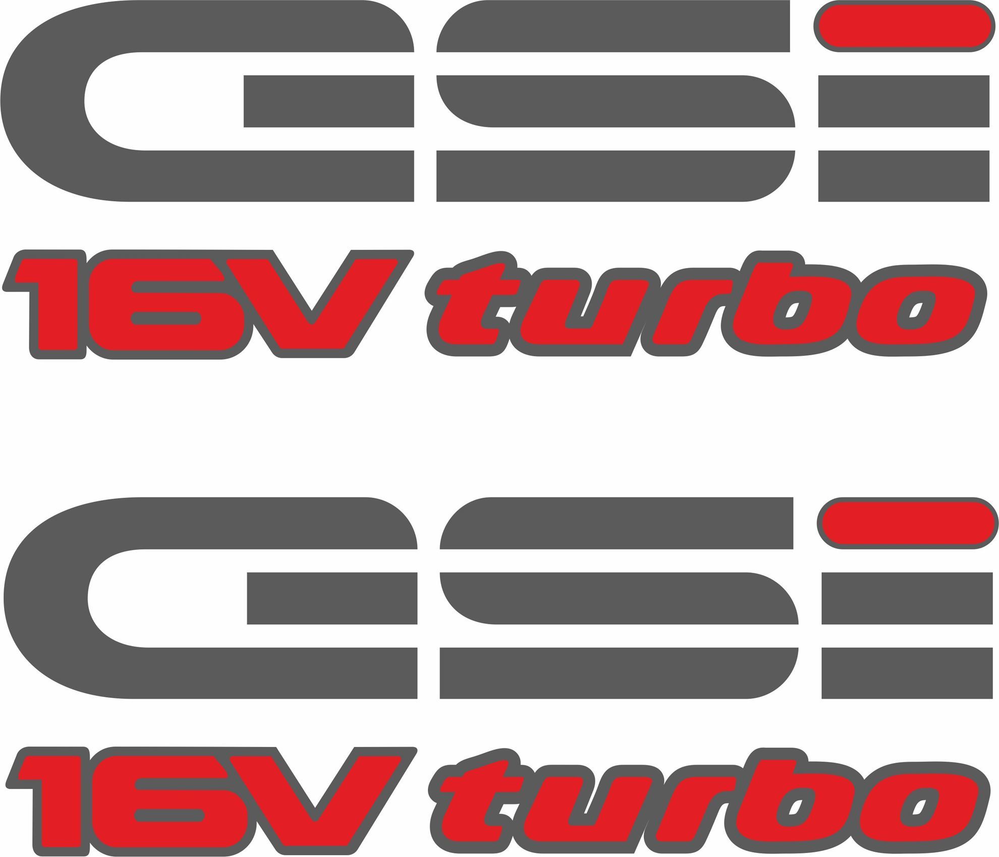 Zen Graphics - Vauxhall Nova GSi Turbo Decals / Stickers