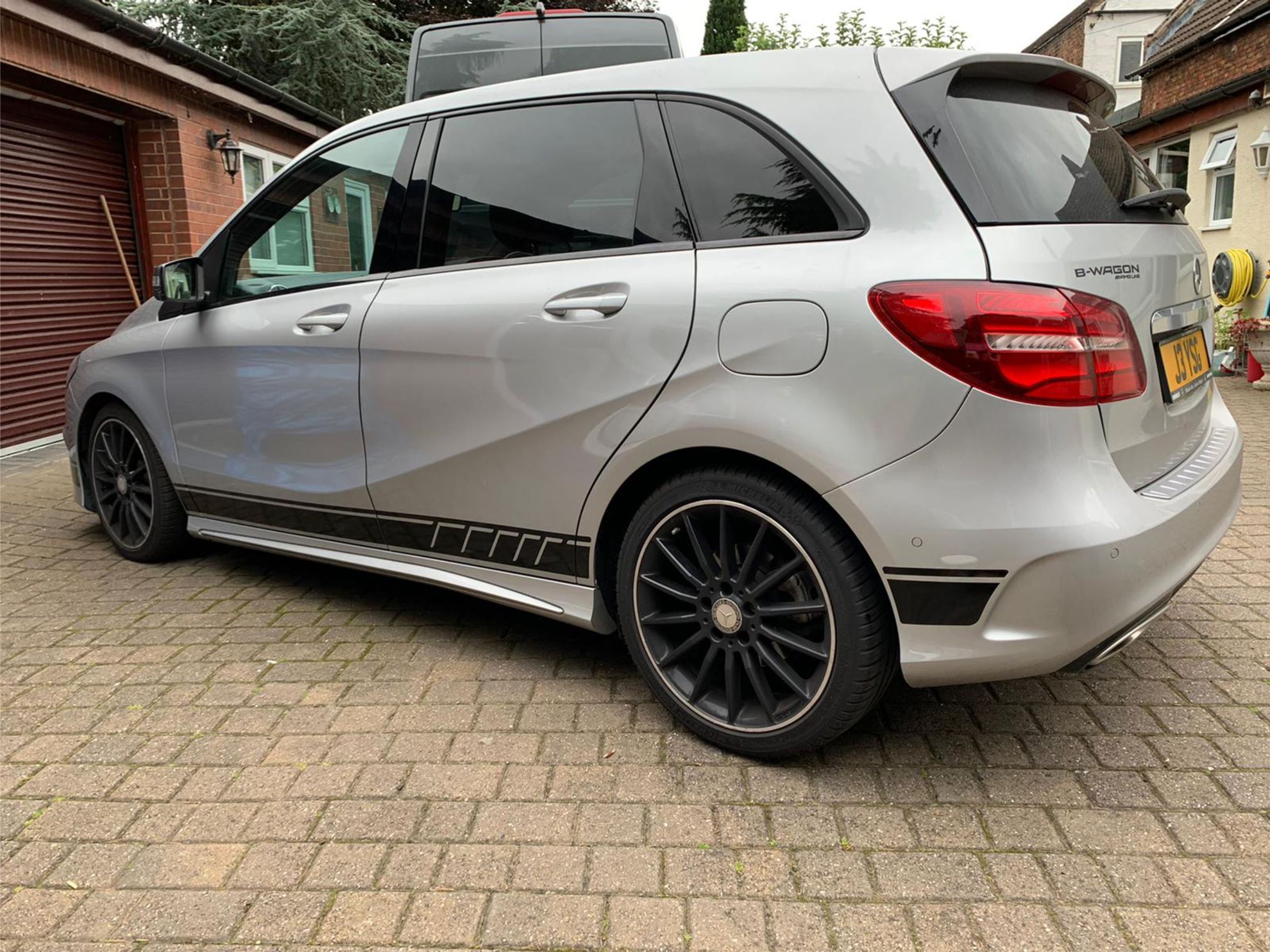 Zen Graphics - Mercedes B Class AMG Side & Bonnet Stripes / Stickers