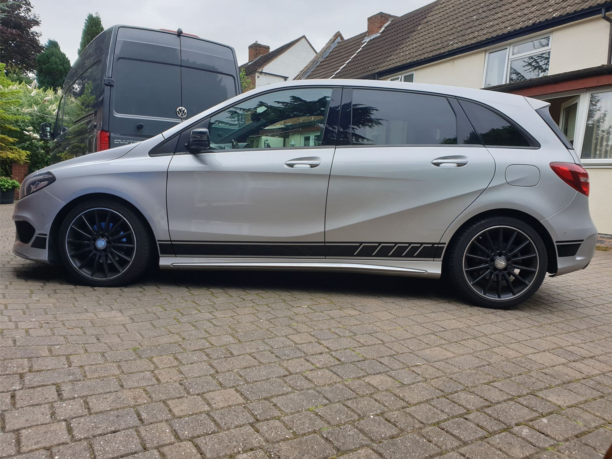 Zen Graphics - Mercedes B Class AMG Side & Bonnet Stripes / Stickers