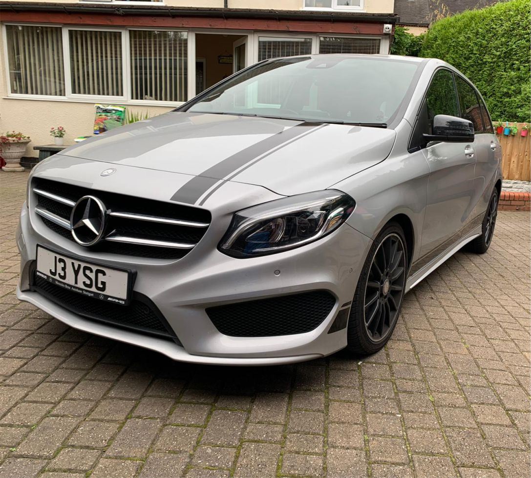 Zen Graphics - Mercedes B Class AMG Side & Bonnet Stripes / Stickers