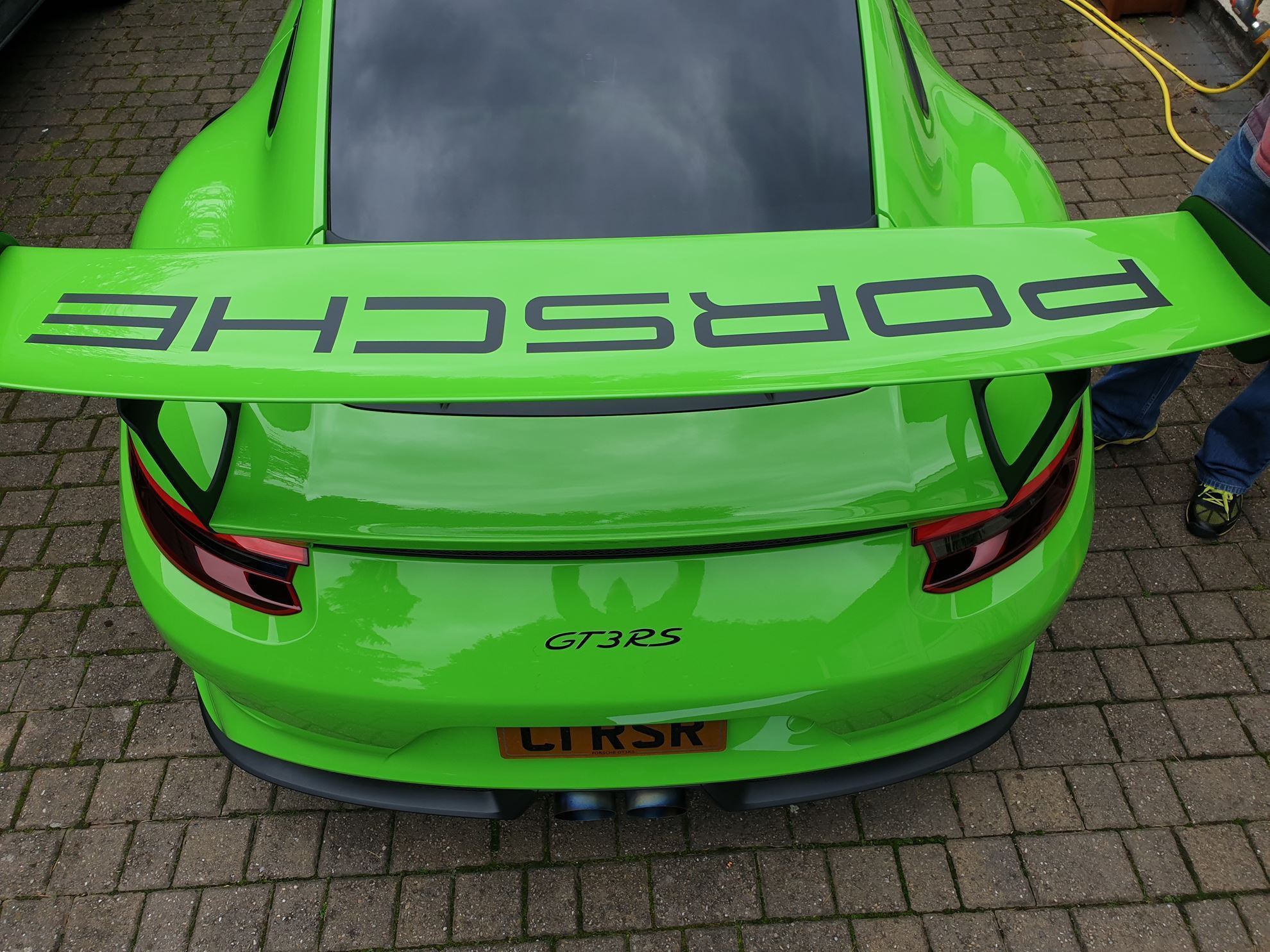 Zen Graphics - 991 GT3 RS Weissach rear Wing Decal / Sticker