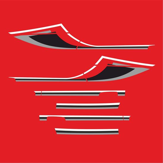 Zen Graphics - Mitsubishi Lancer Evolution 6 Tommi Makinen side Stripes ...