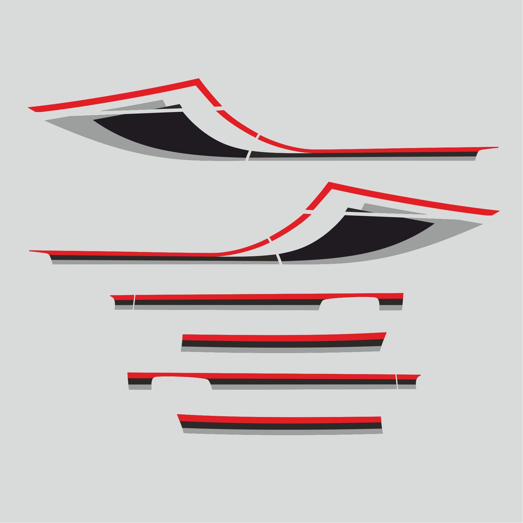 Zen Graphics - Mitsubishi Lancer Evolution 6 Tommi Makinen side Stripes ...