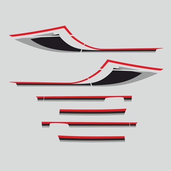 Zen Graphics - Mitsubishi Lancer Evolution 6 Tommi Makinen side Stripes ...