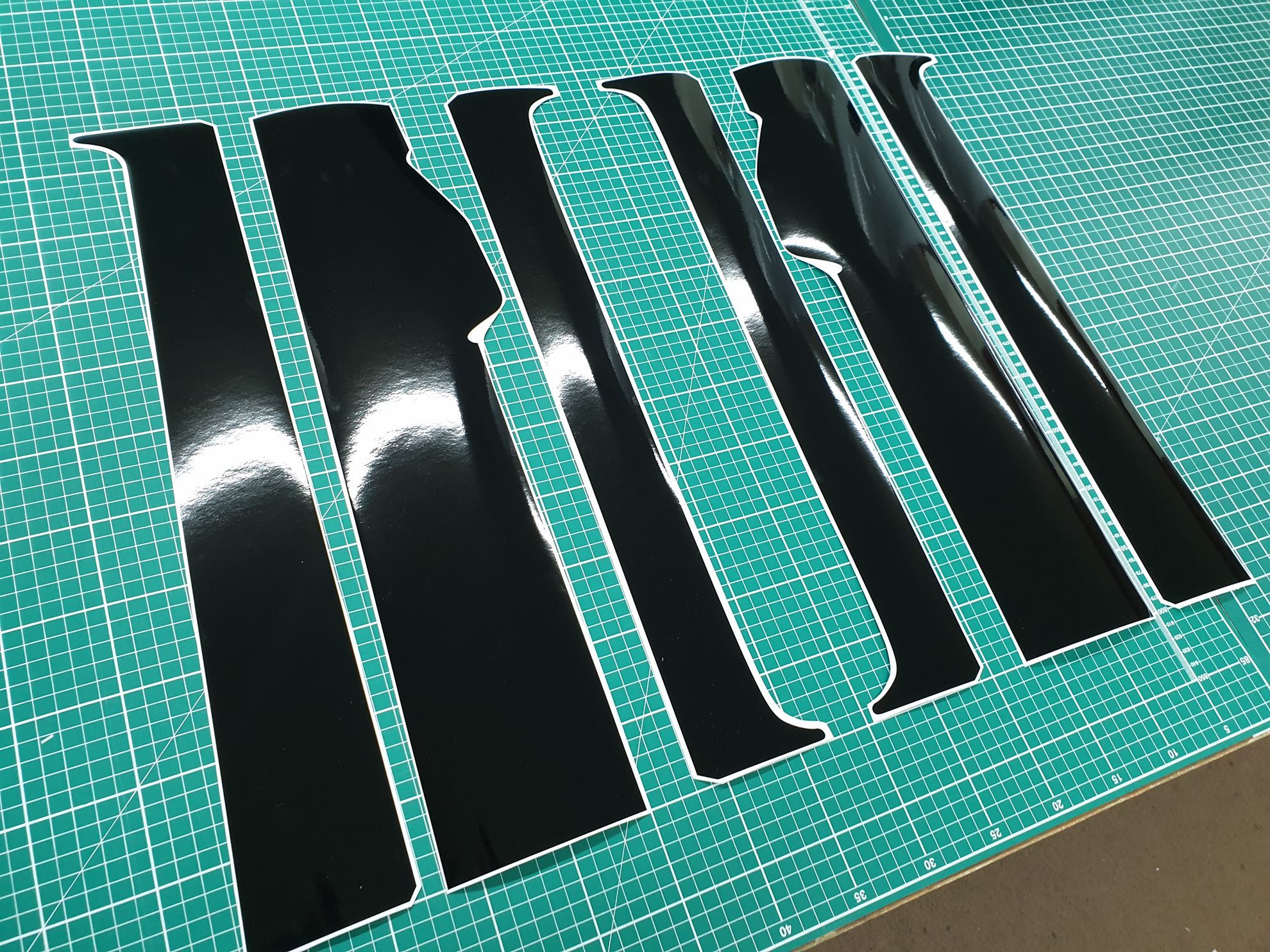 Zen Graphics - VW T4 side B Pillar Vinyl / Stickers DOUBLE SLIDING DOOR