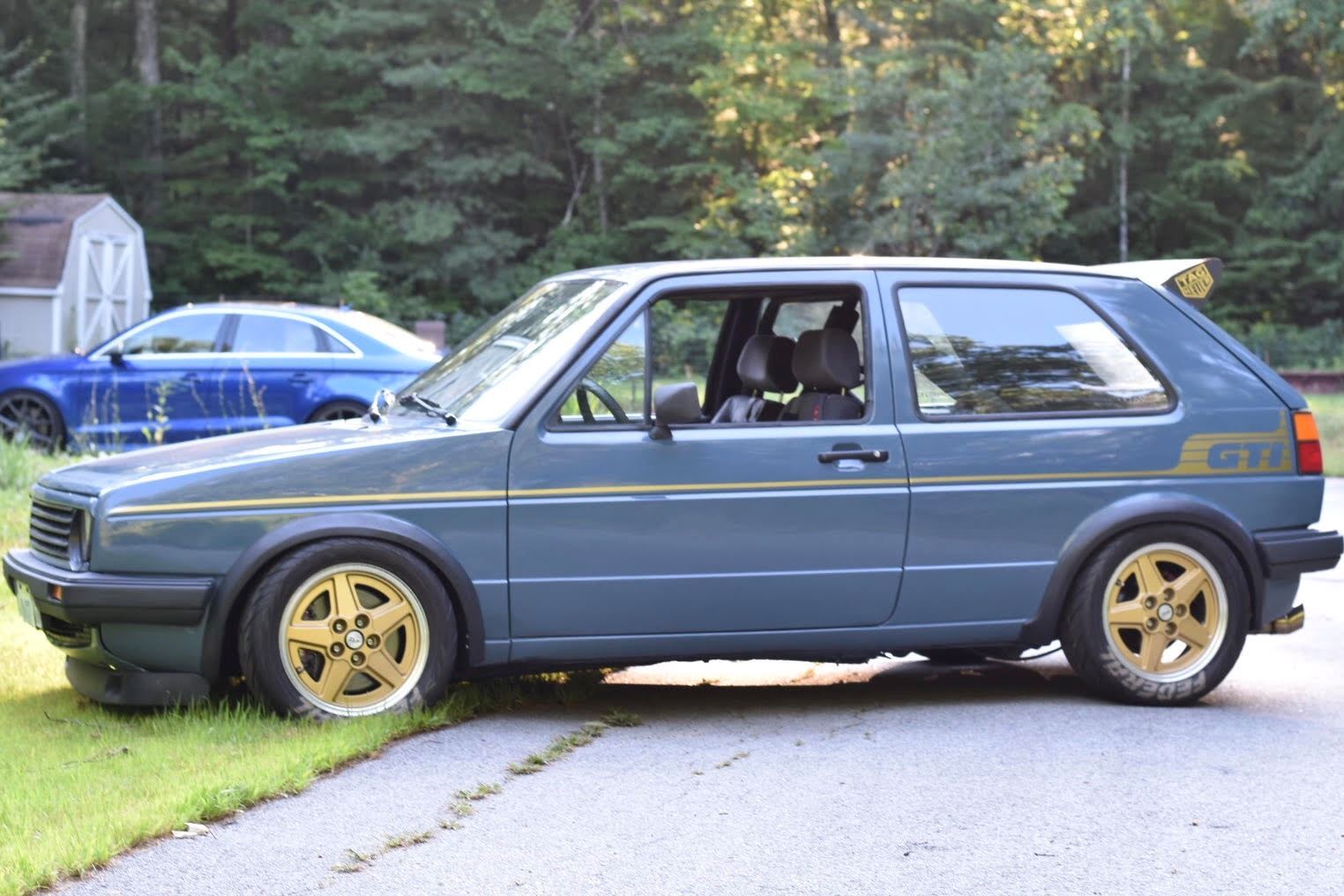 Zen Graphics - VW MK2 Golf side Stripes and rear quarter Stickers / Stripes