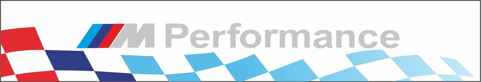 Zen Graphics - BMW "M Performance" Sunstrip / Sticker (fits all)