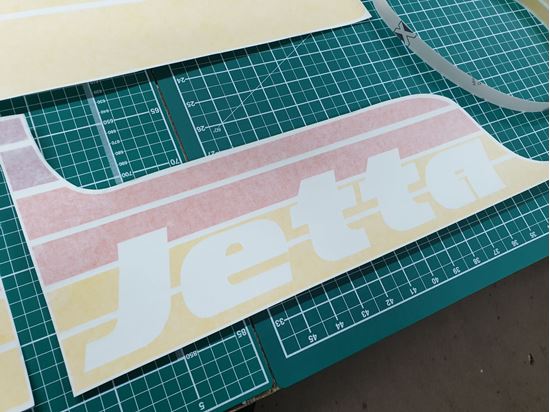 Zen Graphics - VW MK2 Jetta Kamei Style Bonnet & side Stripes