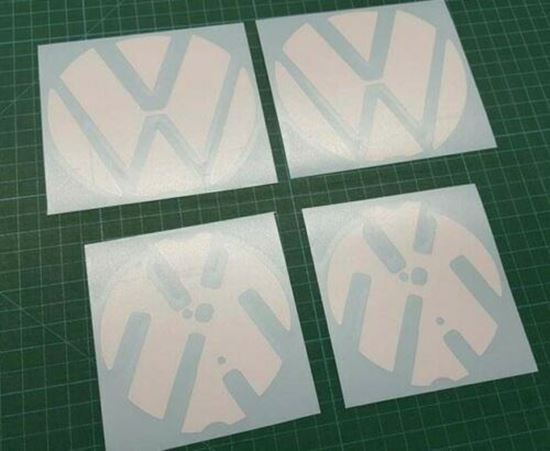 Zen Graphics - Golf MK 7 front and rear Badge underlay Decals / Stickers