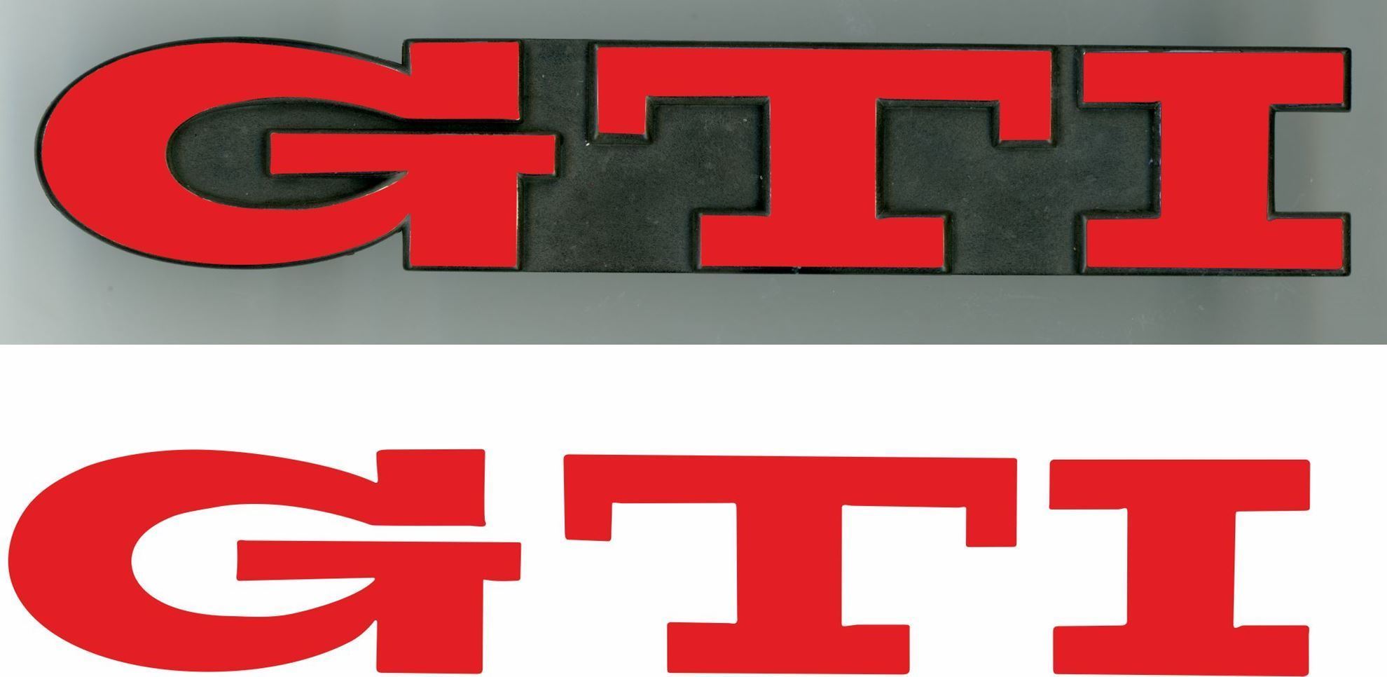 Zen Graphics - Golf GTI MK3 front Grille Badge restoration overlay ...