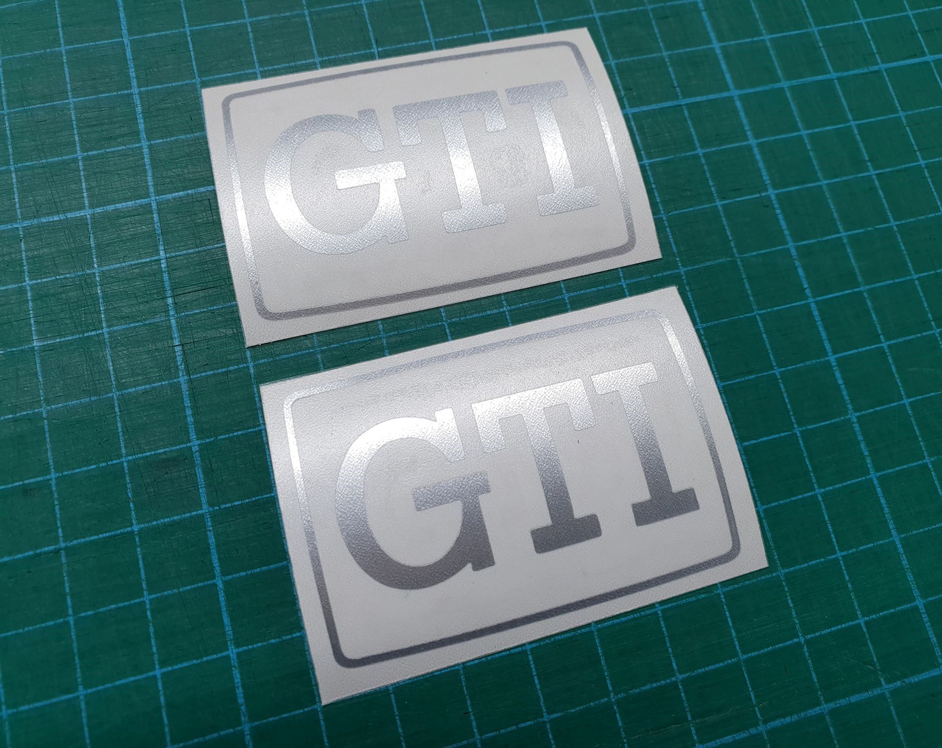 Zen Graphics - Golf / Jetta MK2 GTI side Badge restoration overlay ...