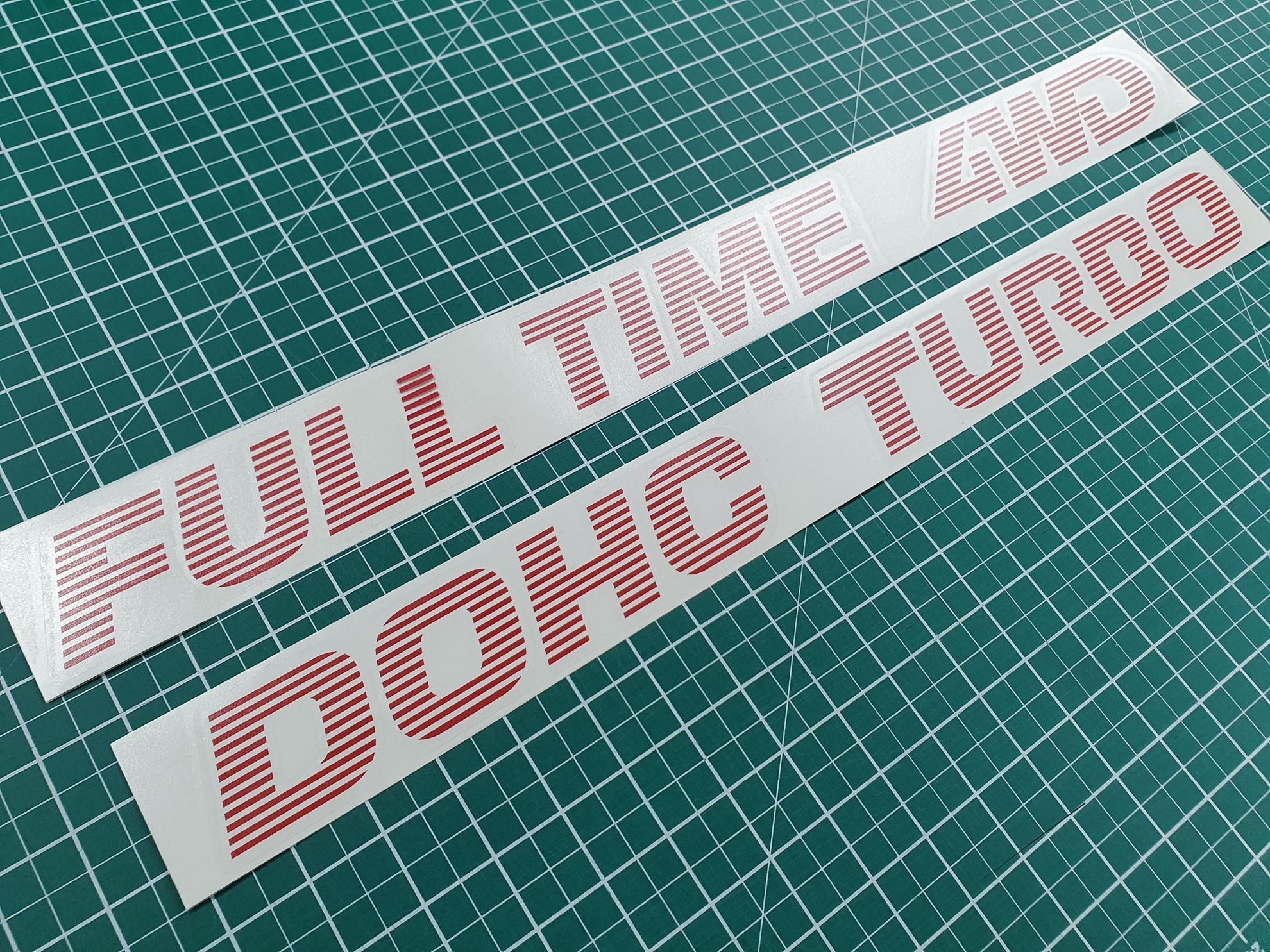 Zen Graphics - Mazda 323 Familia replacement side Decals / Stickers