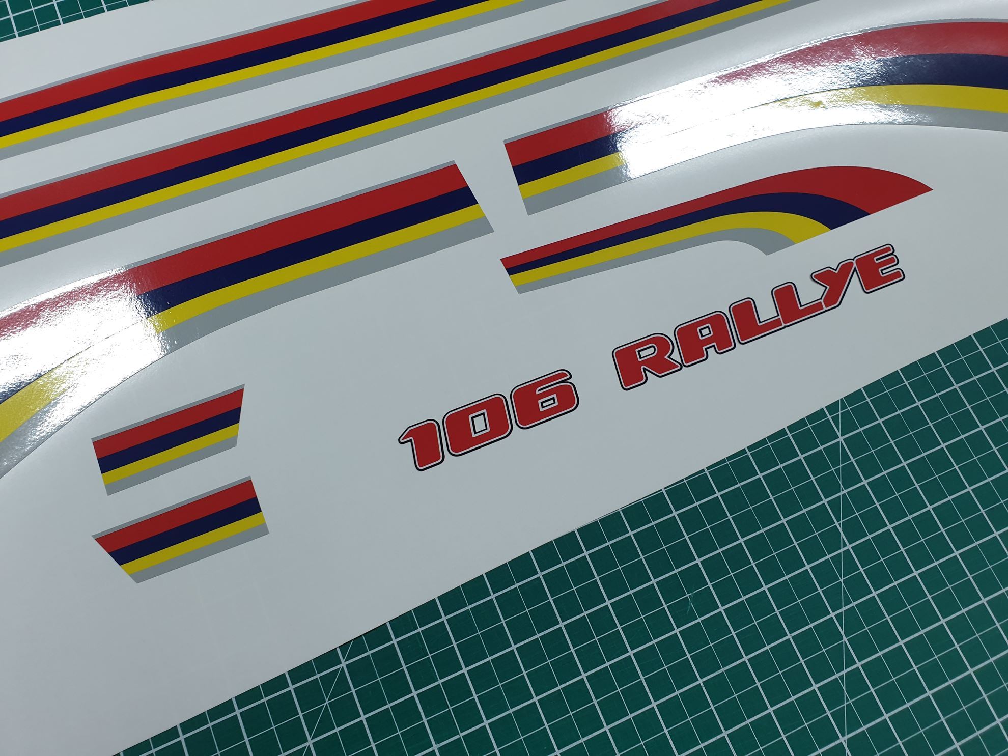 Zen Graphics - Peugeot 106 Rallye S1 replacement Stripes & Decals