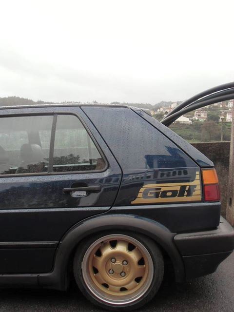 Zen Graphics - MK2 Golf side rear quarter "Golf" Decals / Stickers