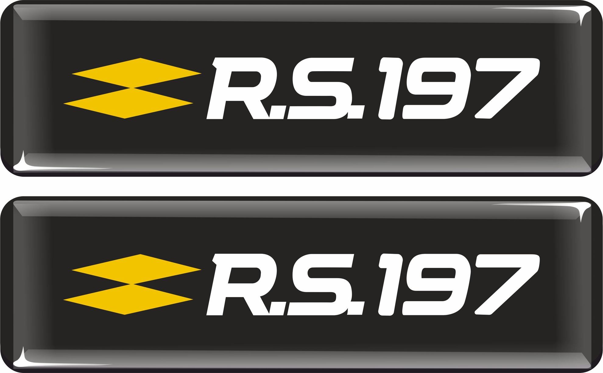 Zen Graphics - Renault Clio R.S. 197 Gel Badges 65mm x 15mm