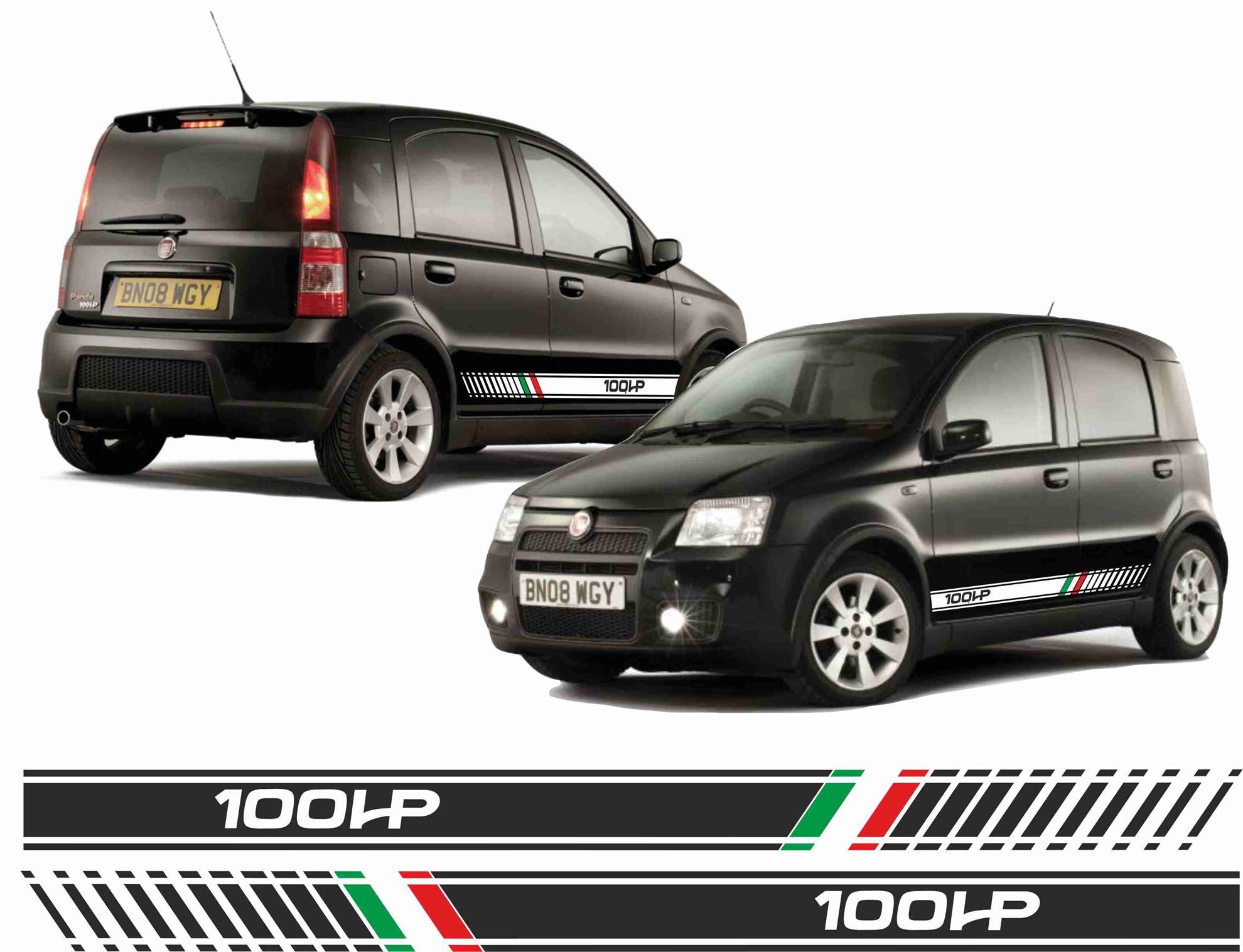 Zen Graphics - Fiat Panda 100HP Italia side Stripes / Stickers
