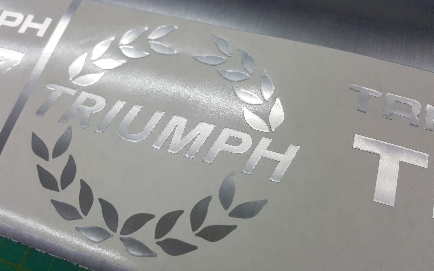 Zen Graphics - Triumph TR7 Brushed Chrome replacement Decals / Stickers