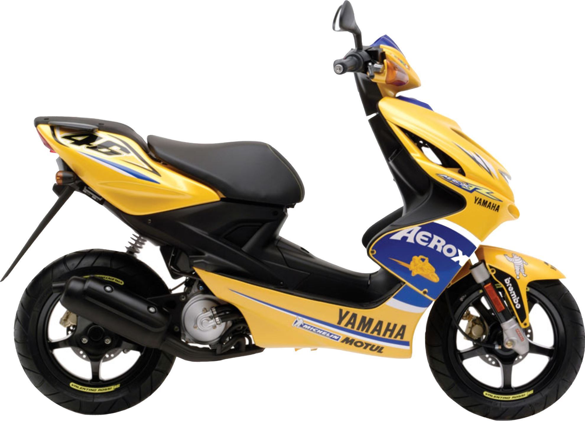 Zen Graphics - Yamaha Aerox R Rossi Livery 2006 race replica Decals ...