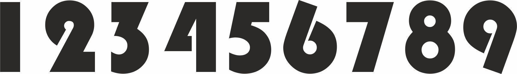 Zen Graphics - Lombard RAC Rally Door Numbers