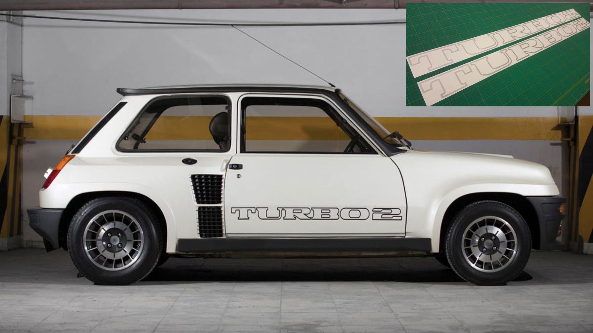 Zen Graphics - Renault 5 Gordini Turbo 2 replacement side Door Decals ...