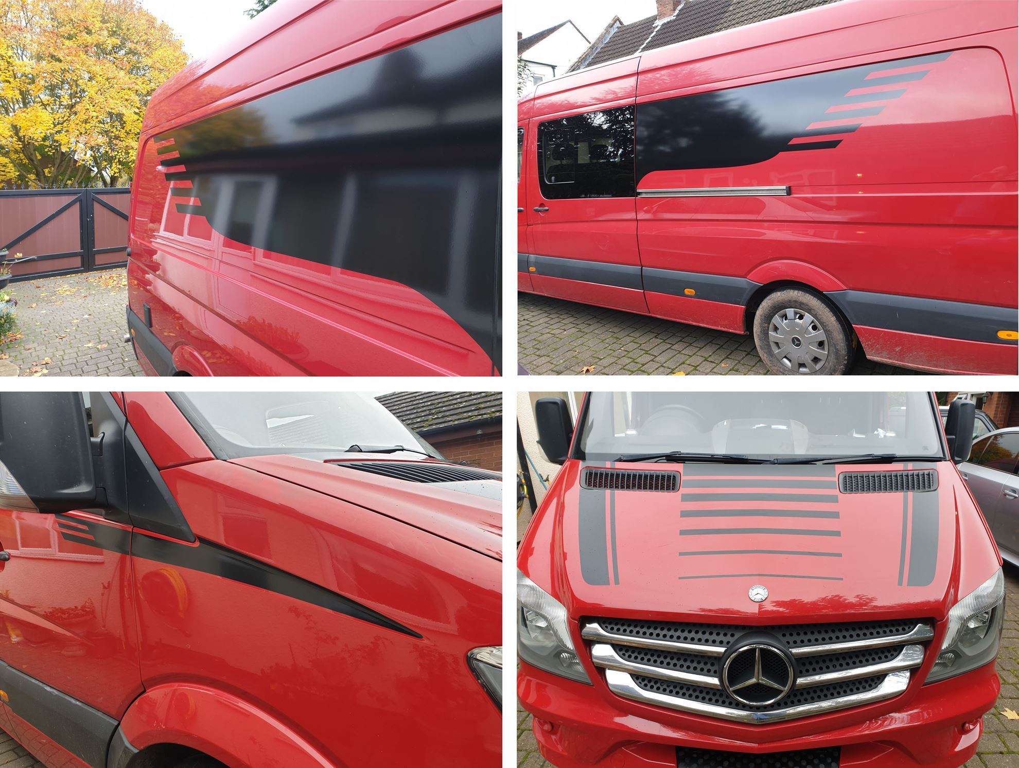 Zen Graphics - Mercedes Sprinter Long Wheel Base side Window Finisher ...
