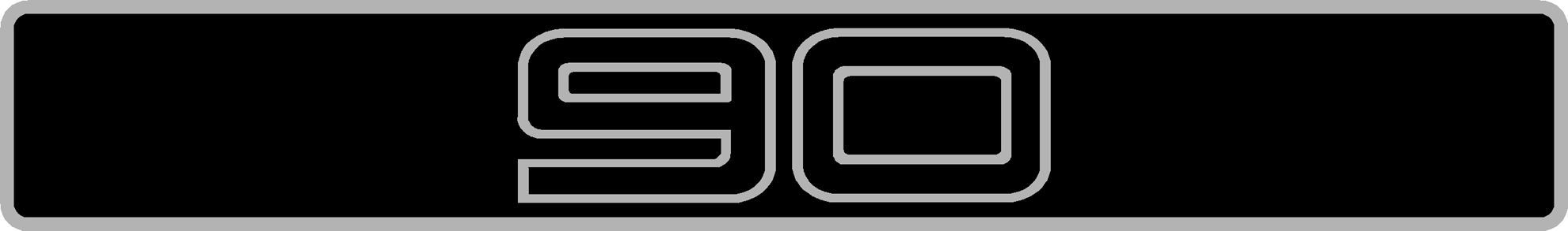 Zen Graphics - Land Rover Defender 90 replacement Grill Decal / Sticker