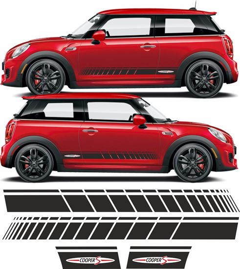 Zen Graphics - Mini R56 / R57 / R58 / R59 Cooper S side Stripes