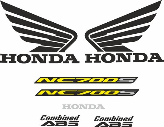 Zen Graphics - Honda NC700S 2012 - 2013 replacement Decals / Stickers
