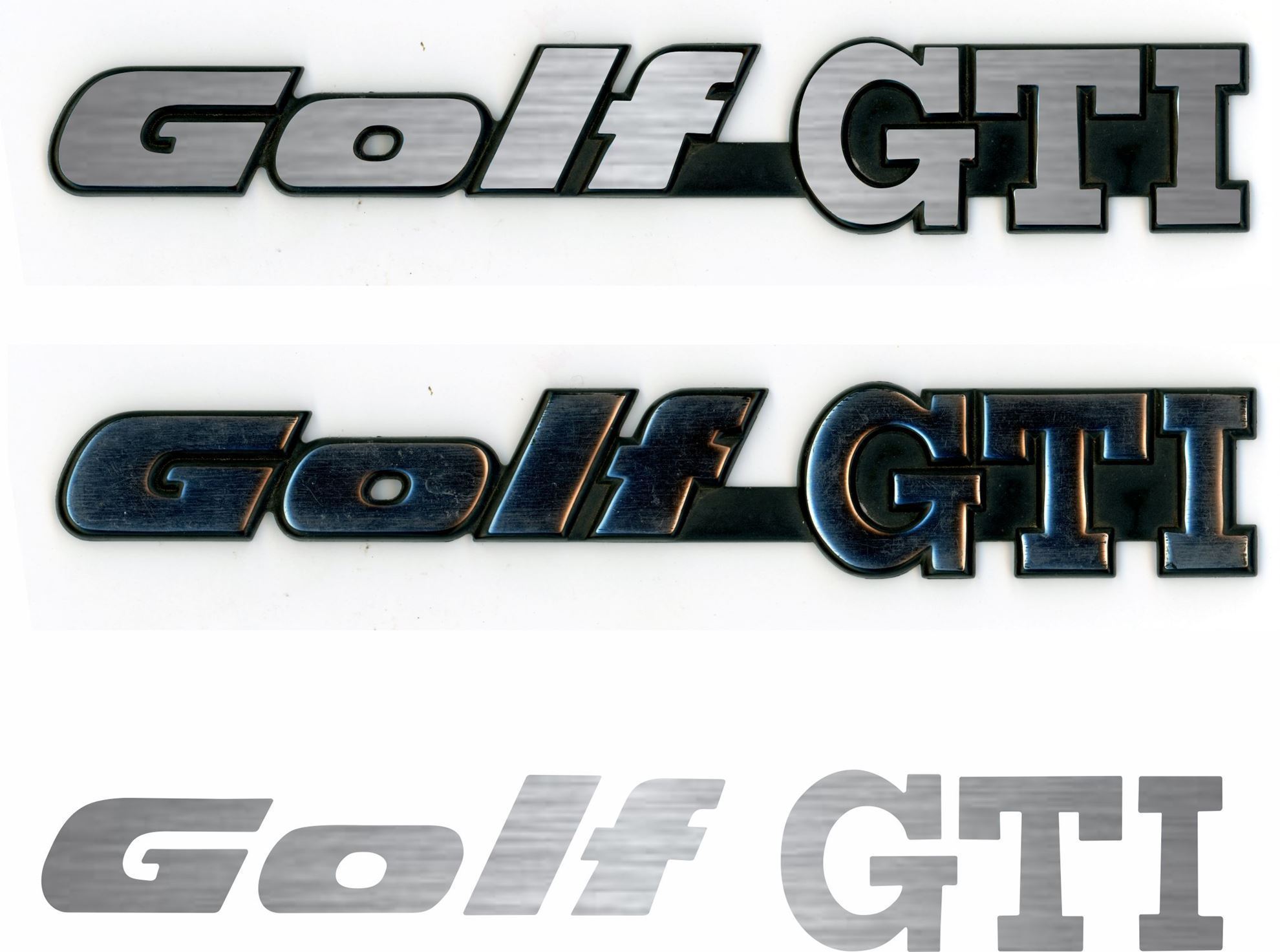 Zen Graphics - Golf GTI MK3 rear Badge restoration overlay Decal / Sticker