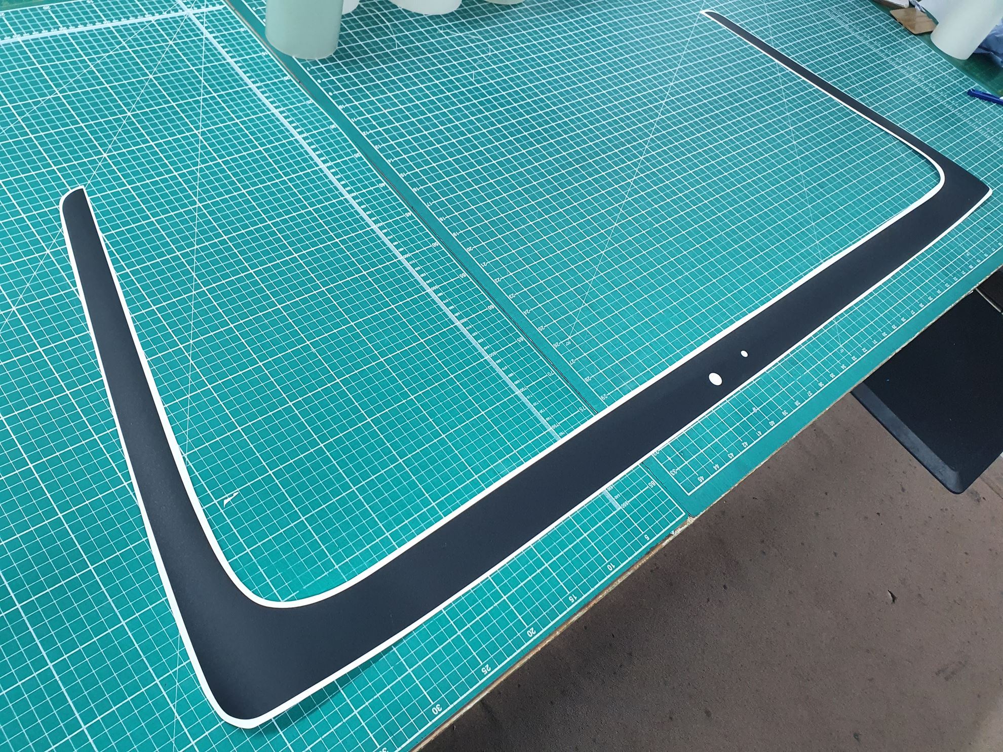 Zen Graphics - MK2 Golf / Jetta rear Hatch Textured Matte Black Vinyl ...